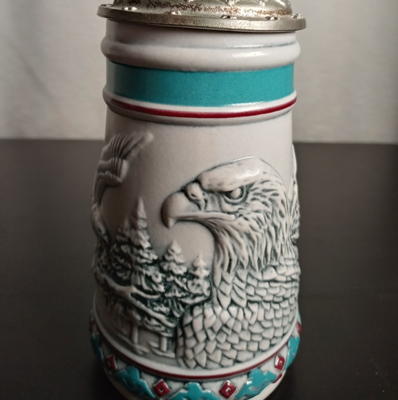 Avon | Accents | 99 Avon Mini Ceramic Stein Lid Endangered Species ...